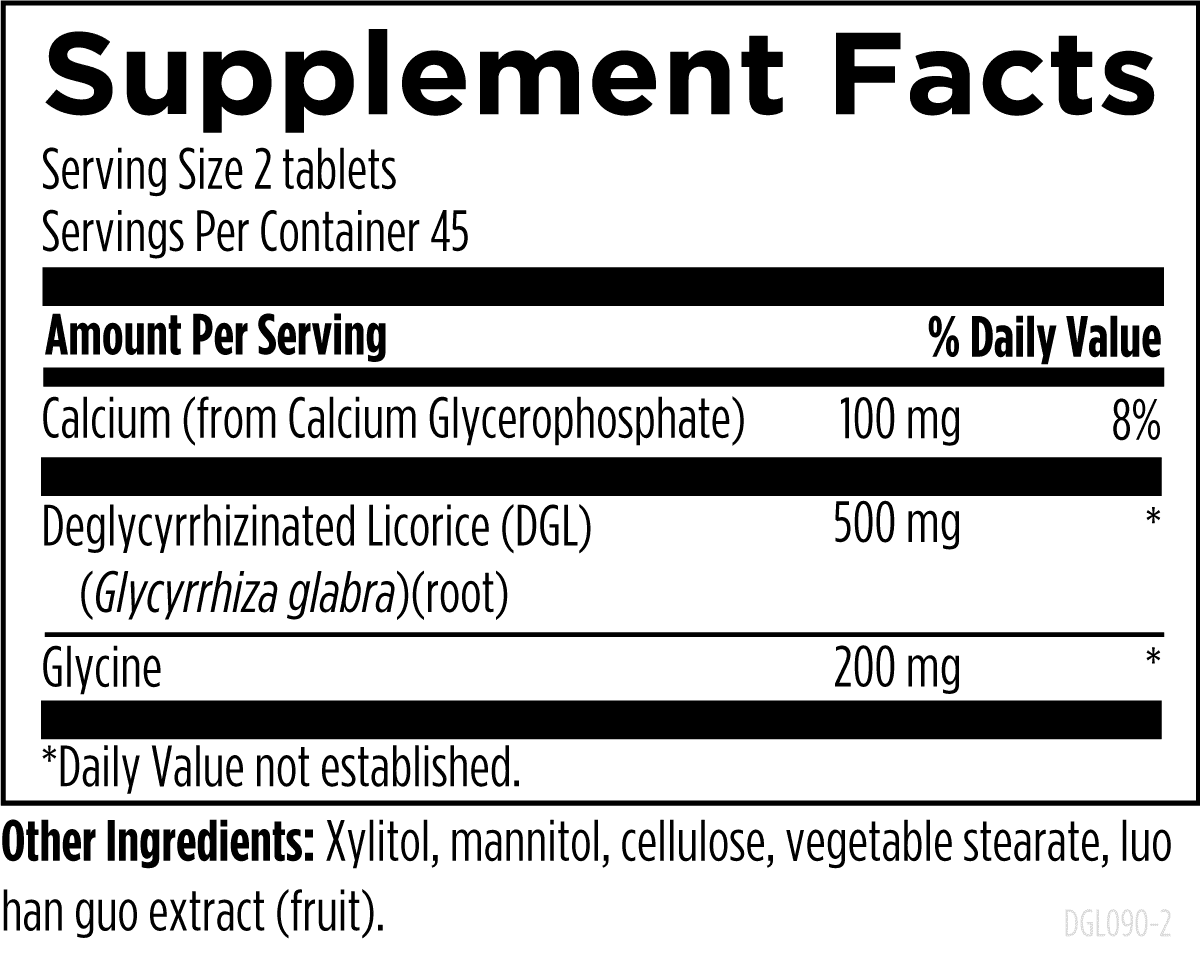 DGL Synergy Tablets (90c) - Secure Your Wellness